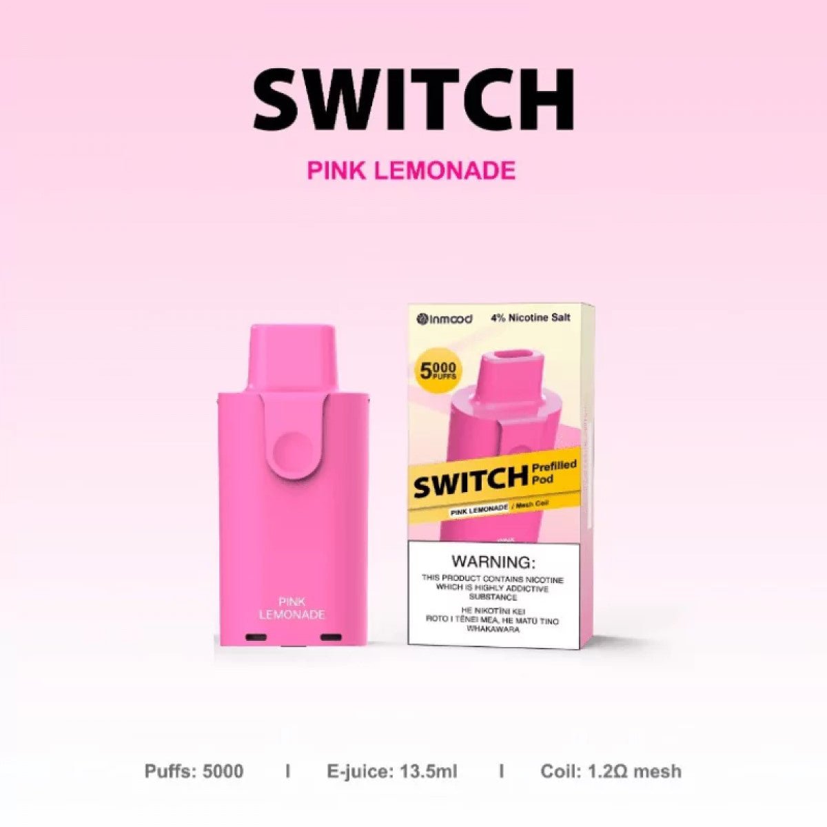 Inmood Switch Prefilled Pods – Vapeology